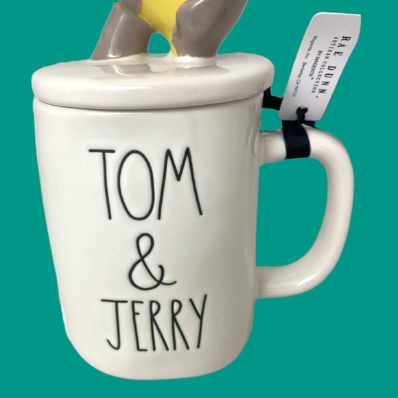 Rae Dunn | Dining | Rae Dunn Tom And Jerry With Hammer Topper Coffee ...